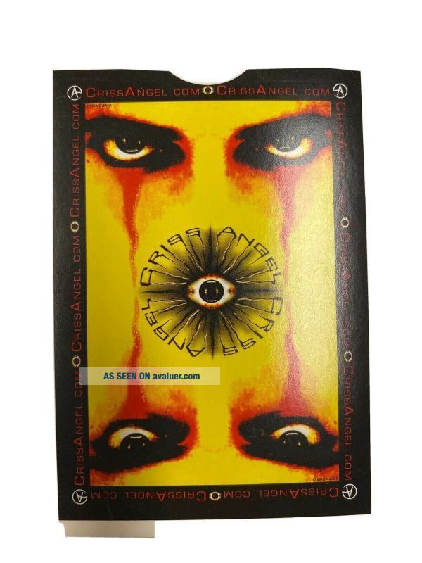 Chris Angel Mindfreak Deck Of Playing Cards Yellow Trading Cards Game ...