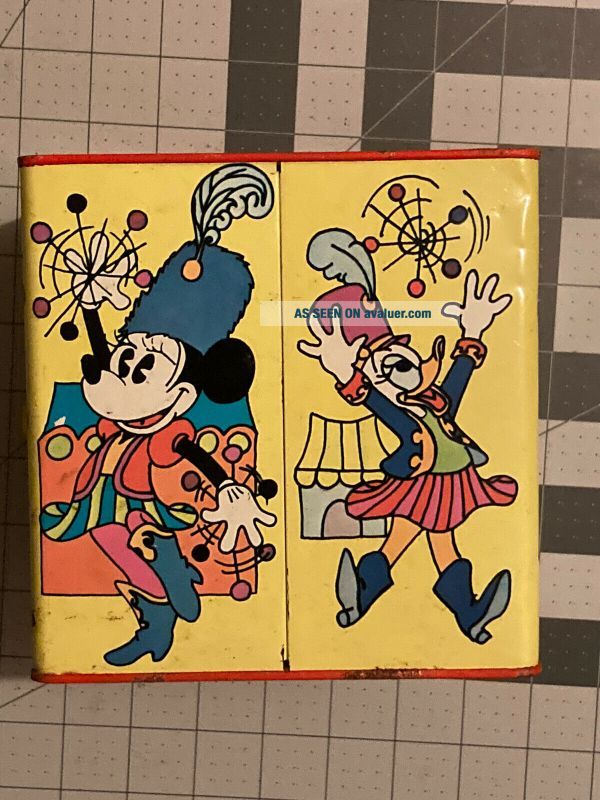 1950’s VINTAGE MICKEY MOUSE JACK IN THE BOX CARNIVAL Toys Walt Disney ...