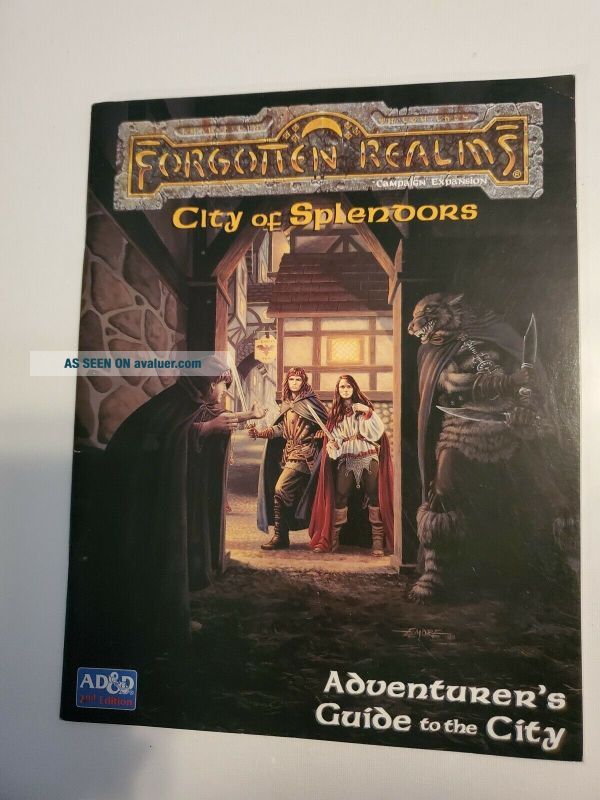 AD&D Forgotten Realms Campaign Expansion Box Set City Of Splendors ...