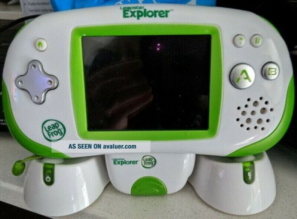 Leapfrog Leapster Explorer Set With Case, 4 Games, Camera, Dock ...