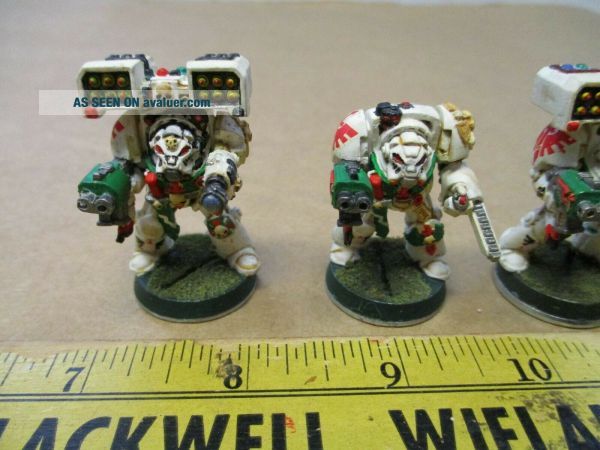 Warhammer 40k WH40K Deathwing Terminator Dark Angels White Squad ...