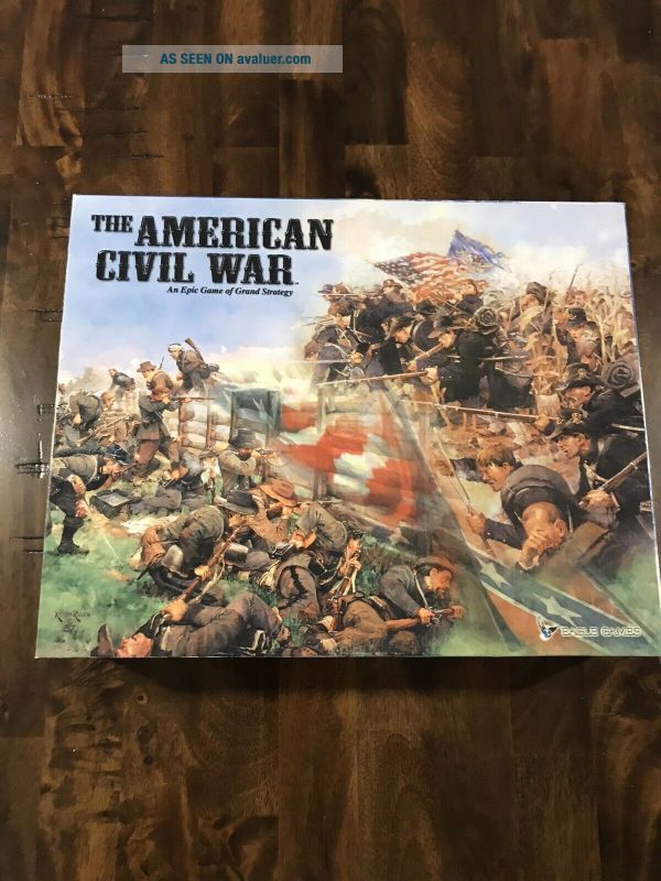 The American Civil War Was Game Board Game W Miniatures Eagle Games ...