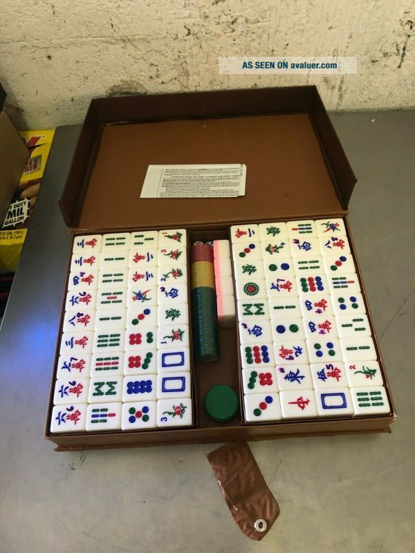 TWO TONE MAH JONG GAME SET In CASE | #33472807