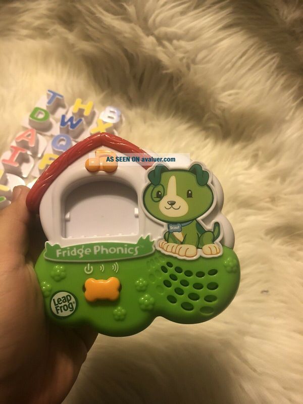 Leap Frog Fridge Phonics Scout Dog Magnetic Letters ABC Alphabet Set ...