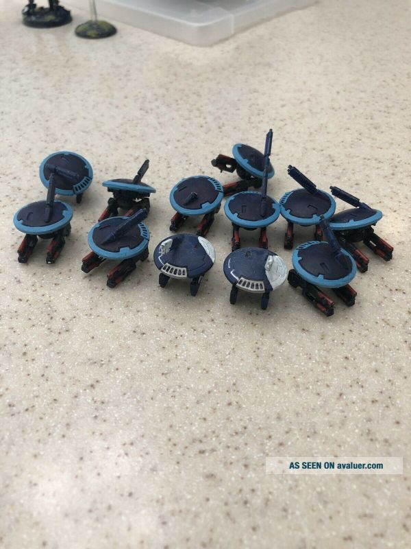 Warhammer 40, 000 (Warhammer 40k) - Tau - Tactical Drones (Pro Painted ...