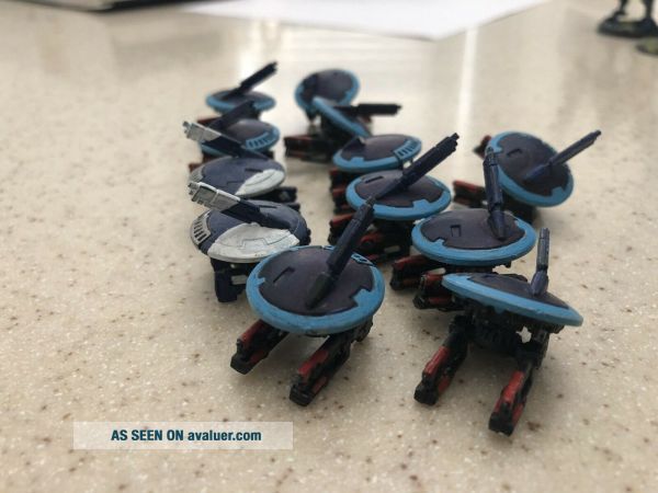 Warhammer 40, 000 (Warhammer 40k) - Tau - Tactical Drones (Pro Painted ...