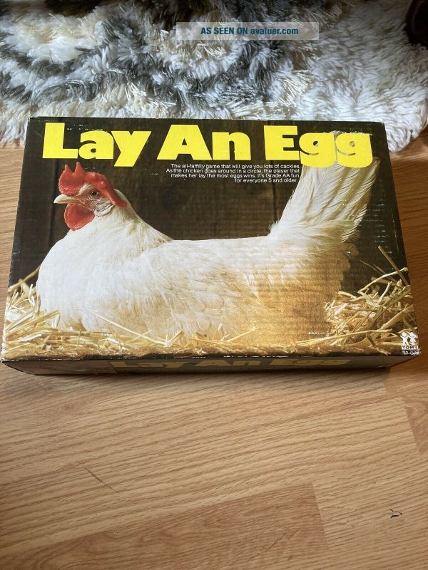 Vintage 1978 Tomy Corp. Lay An Egg Board Game Chicken | #33559226