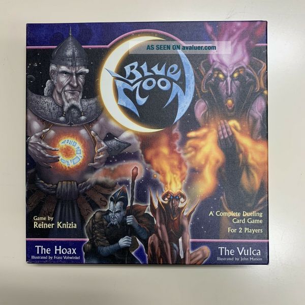 Blue Moon (Card Game) Basic Set Hoax Vs Vulca Core Base Reiner Knizia ...