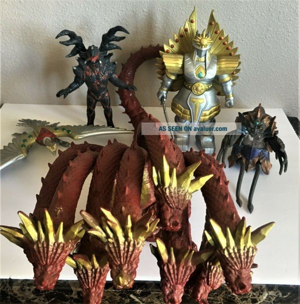 Bandai Yamato Takeru 5 Figure Kaiju Set 1994 Orochi The 8 Headed Dragon ...