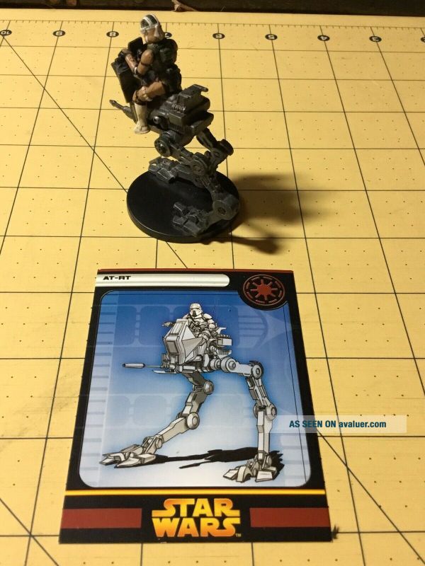 Star Wars Miniatures Republic AT - RT With Clone Trooper 4 With Card ...