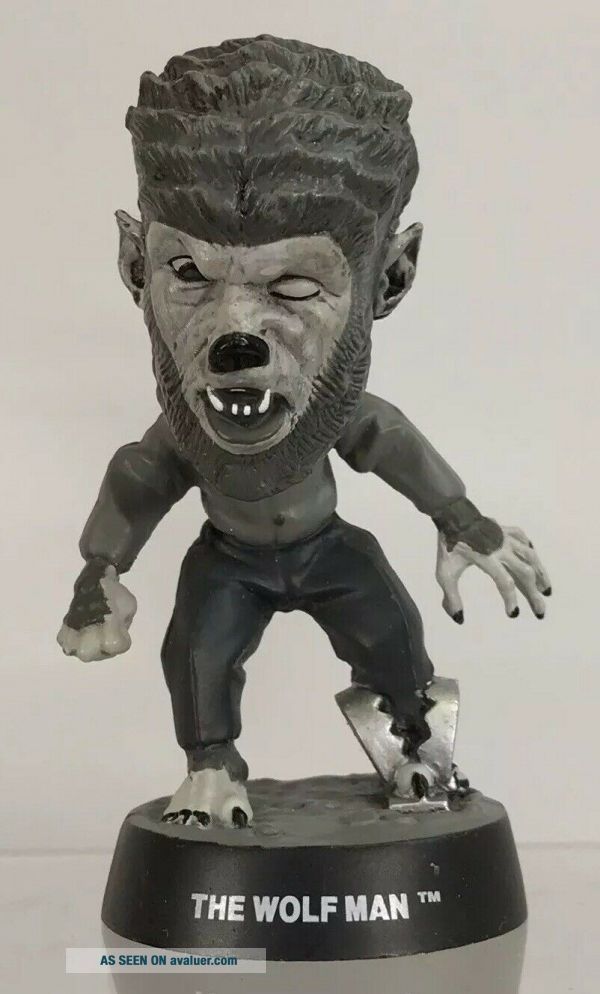 Vintage Sideshow Universal Monsters Little Big Heads Wolfman Silver ...