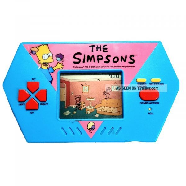1989 Acclaim The Simpsons Cupcake Crisis Electronic Handheld Game ...