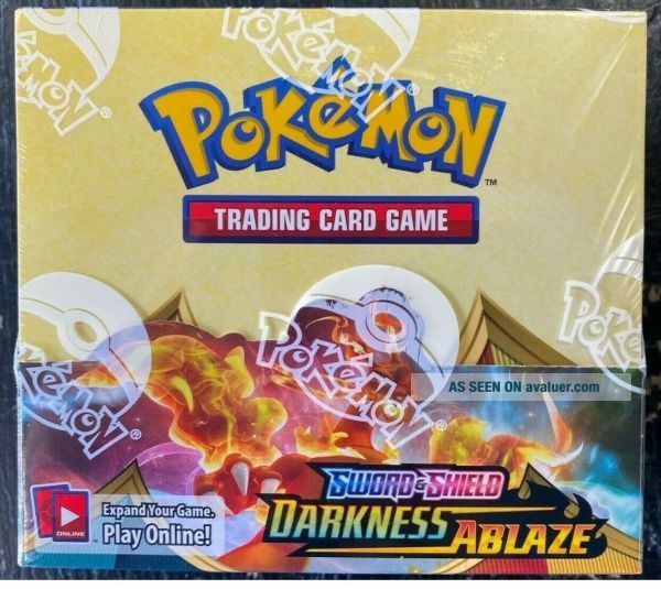 POKEMON TRADING CARD GAME DARKNESS ABLAZE FACTORY BOOSTER BOX 36 PACKS ...