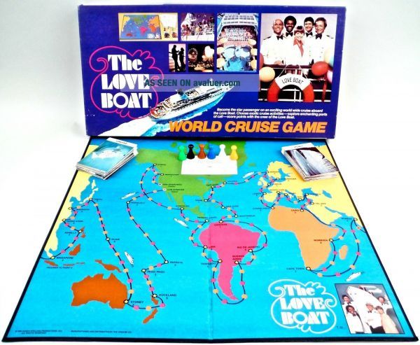 The Love Boat TV Show Board Game Ungame 1980 Complete & Never Played ...