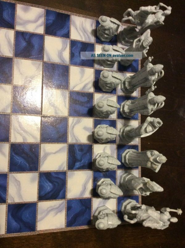 Harry Potter Wizard Chess Set Mattel 2002 Complete With Board And Box ...