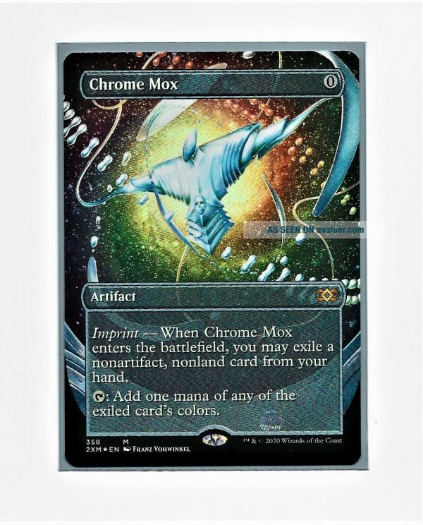 Chrome Mox Borderless Full Art FOIL Mythic Rare Double Masters | #33743263