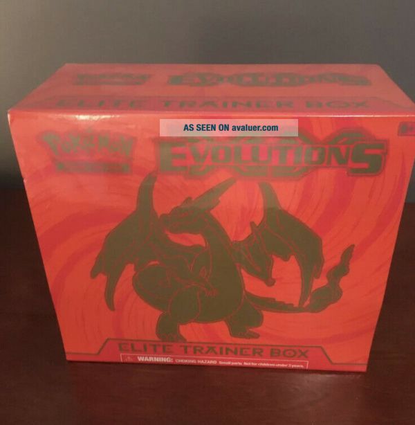 POKEMON TCG XY EVOLUTIONS MEGA CHARIZARD ELITE TRAINER BOX FACTORY ...