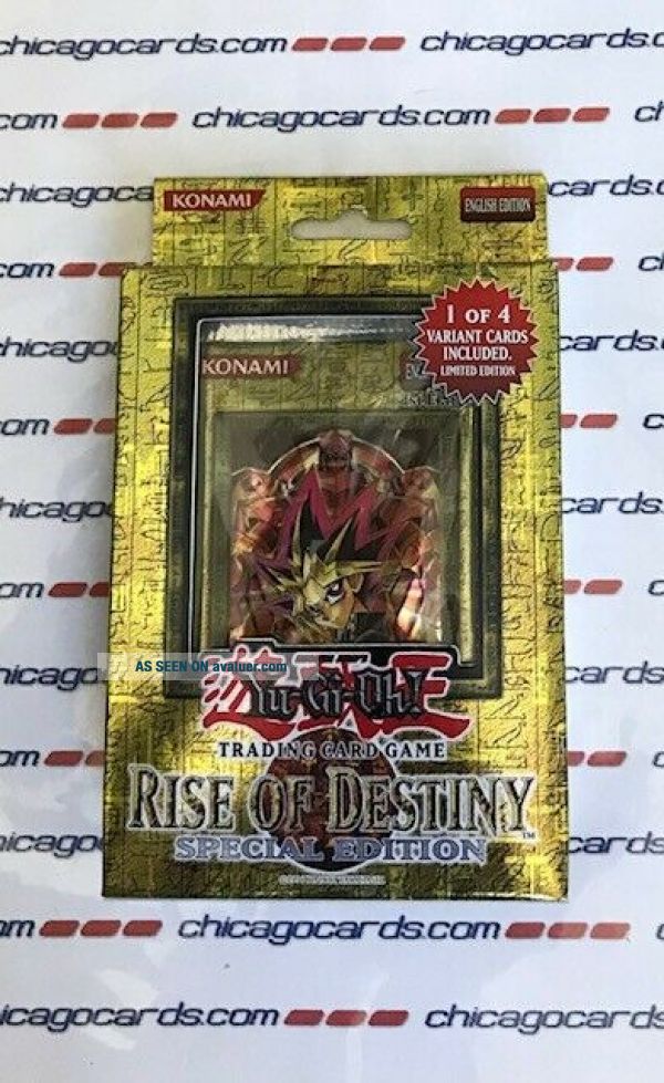 YuGiOh Rise Of Destiny Special Edition SE Deck/Box 3pk English NOT 1st ...