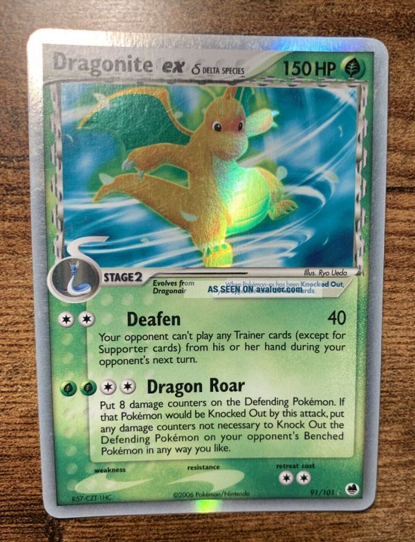 Dragonite EX 91/101 Delta Species Holo Pokemon TCG Card Very Light Play ...