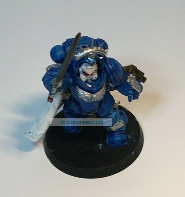 Warhammer 40k Primaris Space Marines Captain In Gravis Armour Dark ...