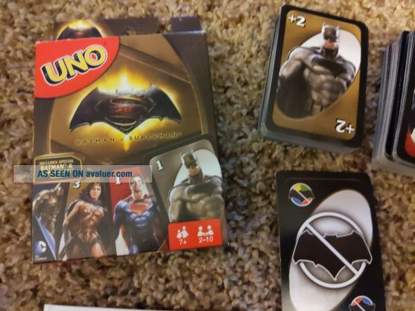 UNO Batman Vs Superman Edition Card Game DC Superhero 112 Cards | #33704692
