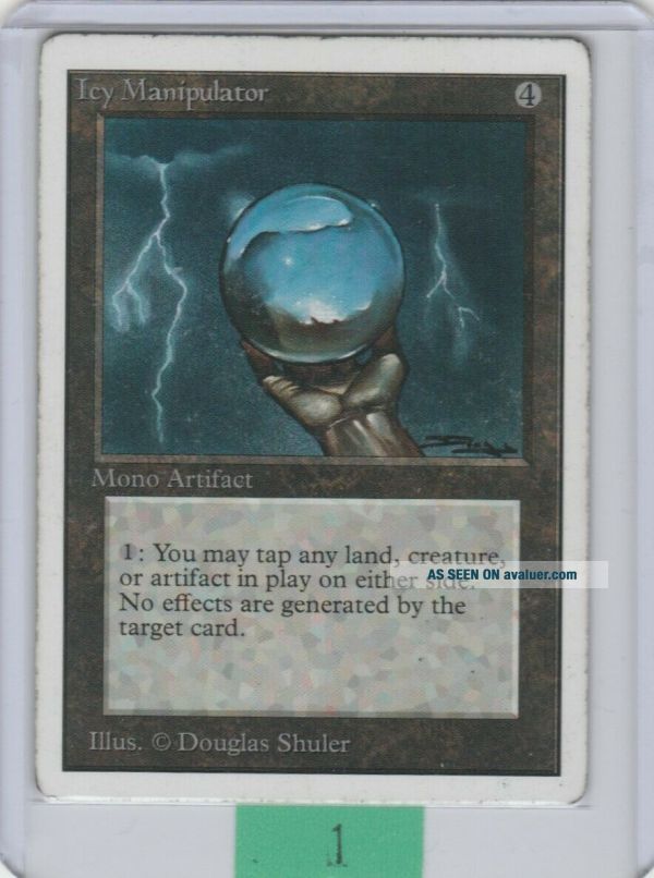 MODERATE PLAY Icy Manipulator Unlimited Singles MTG Magic The Gathering ...