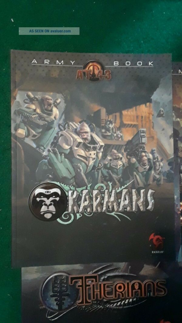 Rackham AT - 43 Army Books Karmans Therians Red Blok U. N. A | #33734646