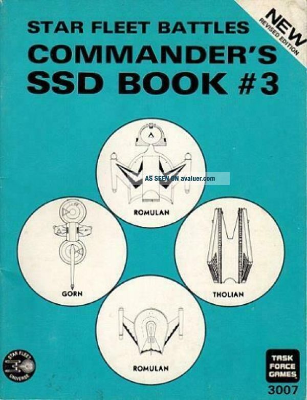 Task Force SFB Commander ' S SSD Book 3 (Revised Ed) VG, | #33739120