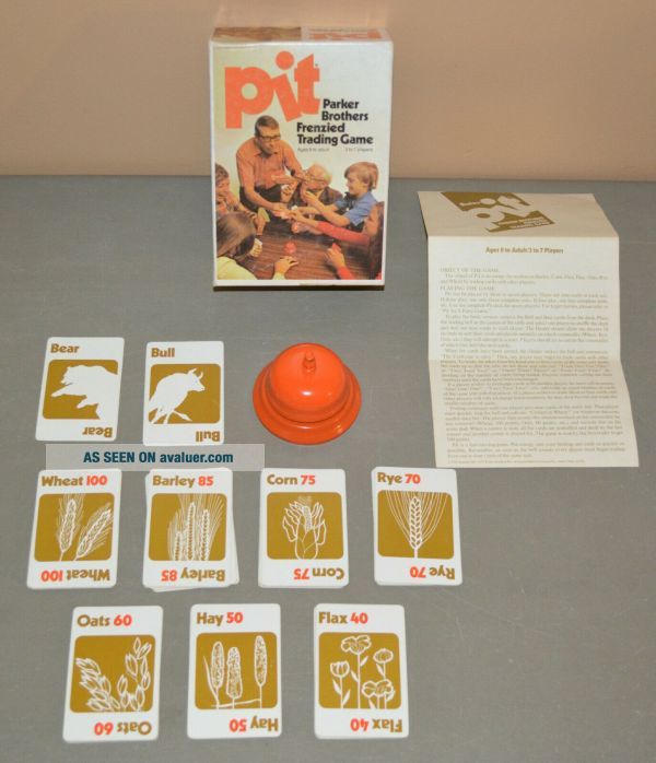 Vintage PIT Card Game - Parker Brothers 1973 - COMPLETE | #33746657