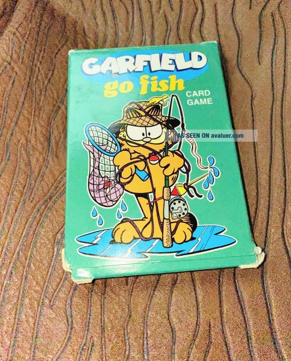 Vintage 1978 Garfield Playing Card Games Go Fish/memory Cat Deck Of ...