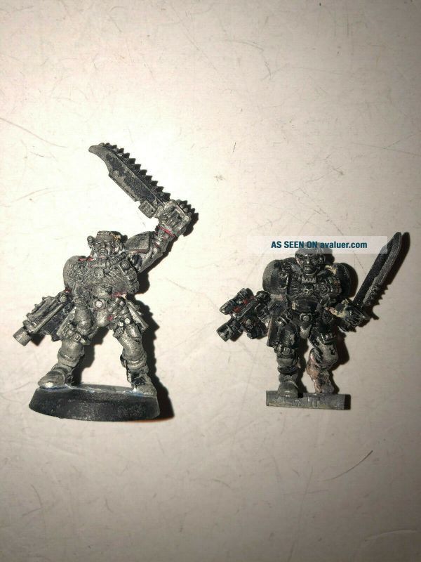 Warhammer 40000 40k Space Marine Scouts With Close Combat Weapons X2 ...