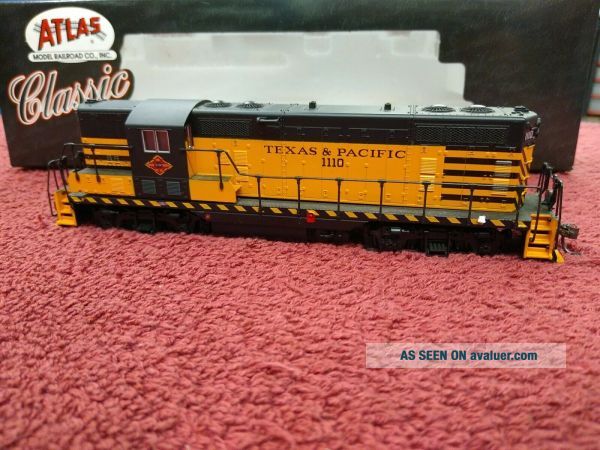 ATLAS CLASSIC HO SCALE 8420 TEXAS & PACIFIC EMD GP - 7 W/ DCC CAB 1110 ...