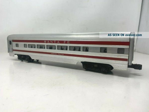 Lionel O Gauge Postwar 2563 INDIAN FALLS Santa Fe ATSF Passenger Car ...