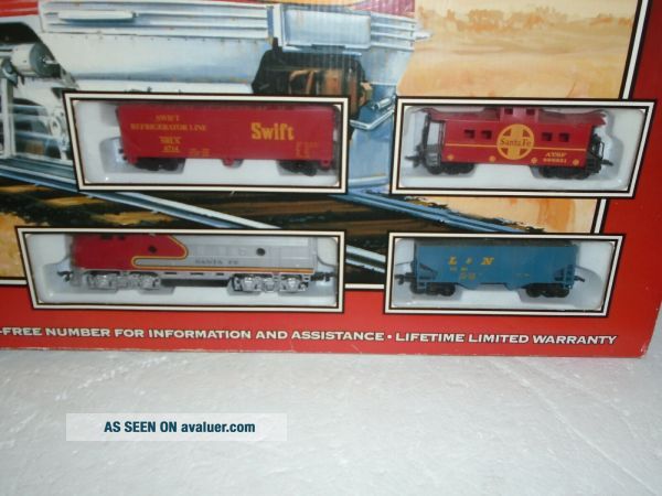 Life - Like Trains Rail Master HO Scale Electric Train Set Item 8883 ...