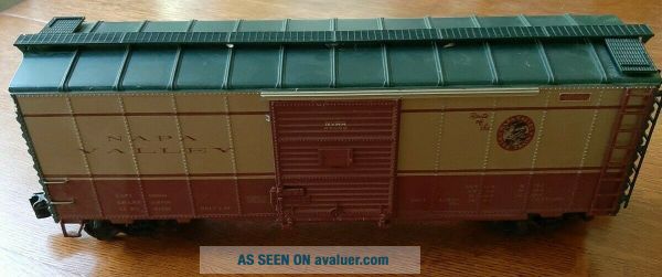 ARISTOCRAFT ART - 46098 NAPA VALLEY WINE TRAIN STEEL BOX CAR G - SCALE ...