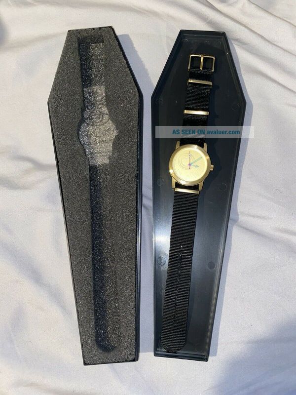 Mishka NYC Rare Gold Watch With Coffin Case | #44406309