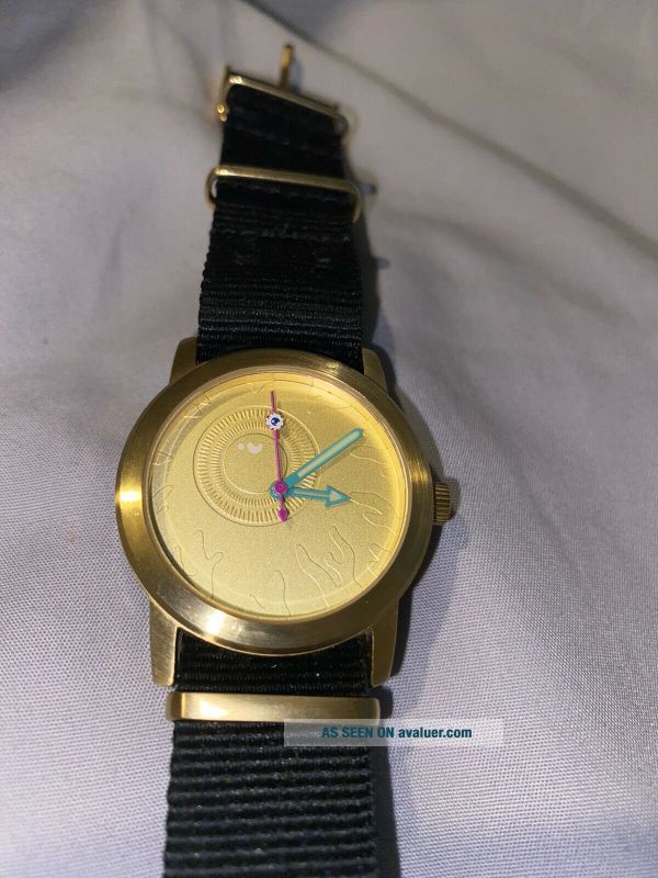 Mishka NYC Rare Gold Watch With Coffin Case | #44406309