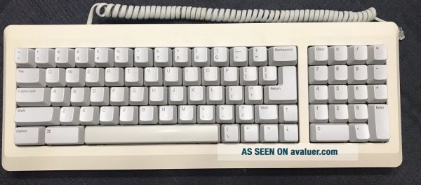 Vintage Apple Extended Keyboard For Macintosh Model Number M0110A With ...