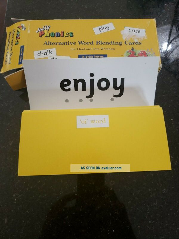 Jolly Phonics Regular Word Blending Cards Sue Lloyd Sara Wernham ...
