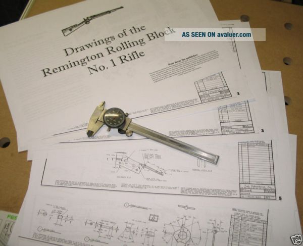 Remington Rolling Block No. 1 Rifle Drawings | #44483529