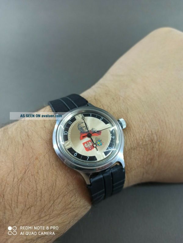 Wrist Watch Vostok 2409a. Rare Dial With The Image Of The Pope. The ...