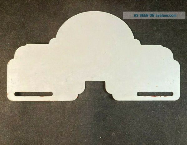 Vintage COTTON BELT ROUTE LICENSE PLATE TOPPER RARE OLD PAINTED ...