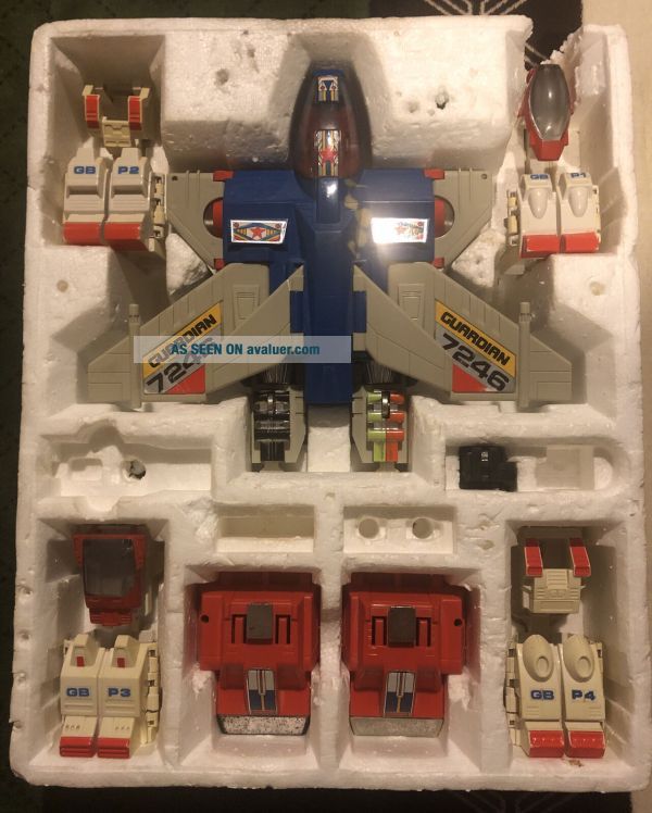 Vintage Gobots Power Suit Warrior COURAGEOUS Guardian Robot Bandai ...