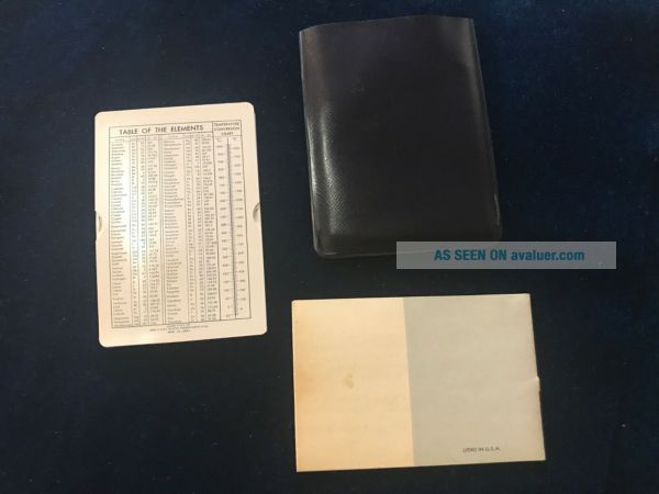 Vintage 1960’s Concise Circular Slide Rule Model CTCS - 552 W/ Instruct ...
