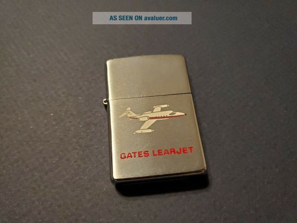 Gates Learjet Vintage Zippo Lighter - Airplane Aviation | #44599324