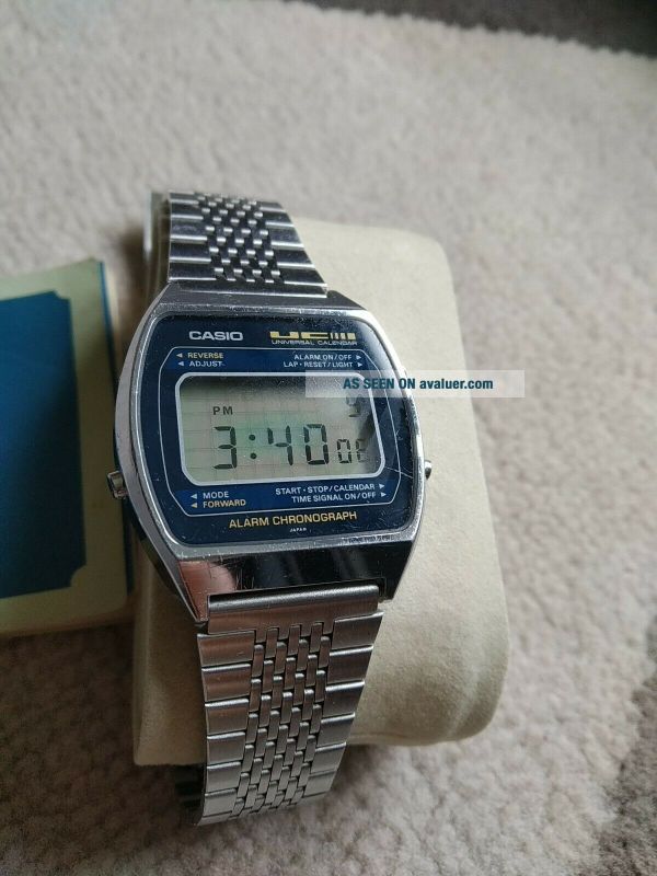 Vintage Casio Full Monthly Calendar 79QS Alarm Digital Watch | #44673209