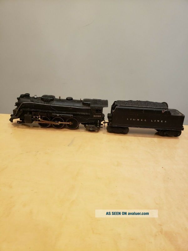 Vintage Lionel 2026 Locomotive And 6466WX Tender | #44680973