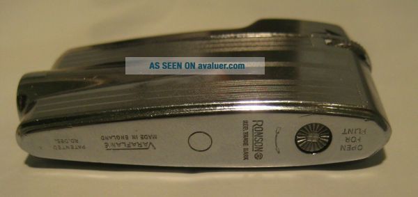 VINTAGE RONSON LIGHTER MKll VARAFLAME MADE IN ENGLAND | #44680169