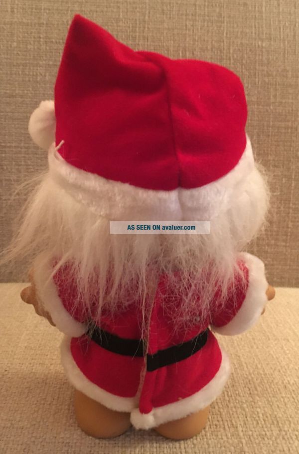 VINTAGE 8 " RUSS BERRIE SANTA CLAUS Christmas TROLL DOLL | #44718281