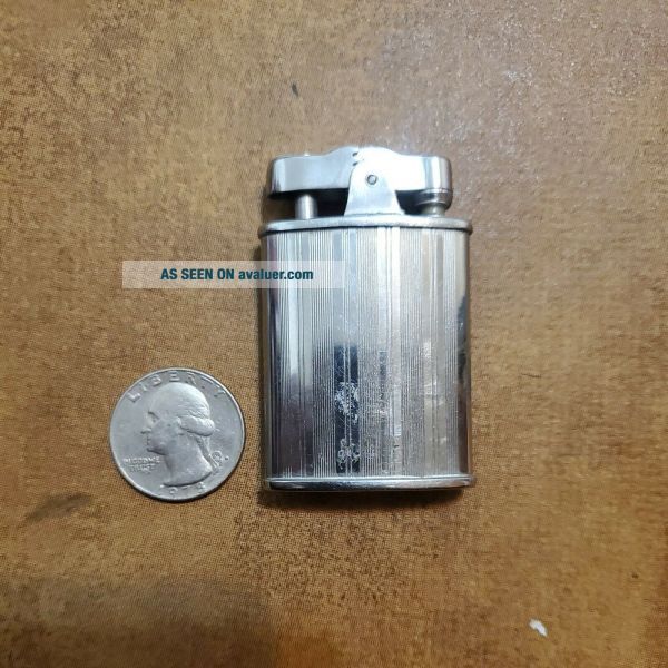 Vintage Ronson Art Metal Early 1930s Lighter Silver Engraved FKOB ...